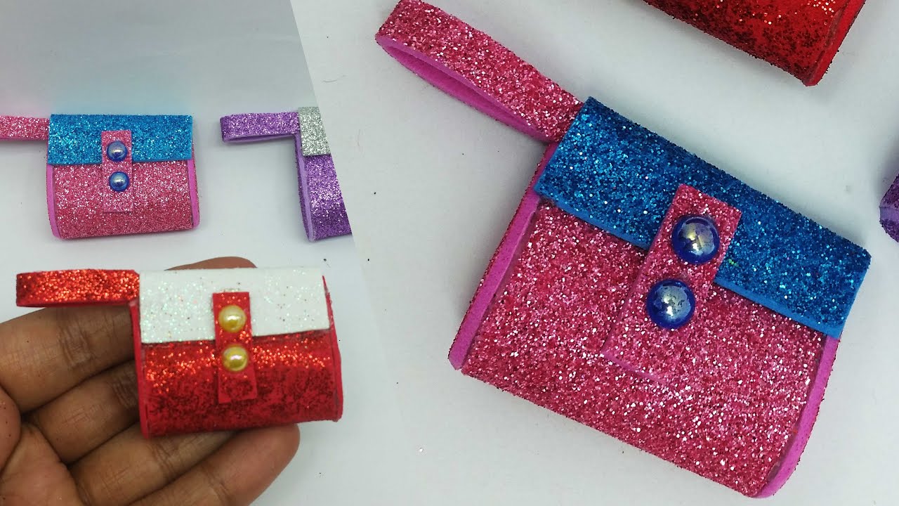 Mini Ladies Purse | Handmade Purse | Mini Shopping Bag | Handbag Making ...