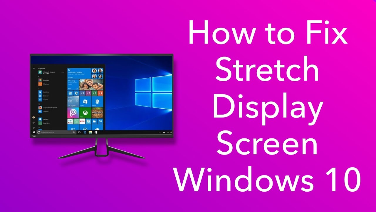 How To Fix Stretch Display Screen Of Windows 10 [ Hindi ] 2022 - YouTube