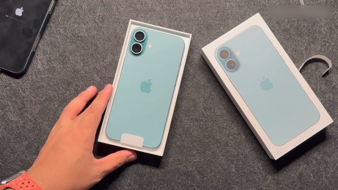 Apple iPhone 16 Plus (Green Color) Unboxing - YouTube