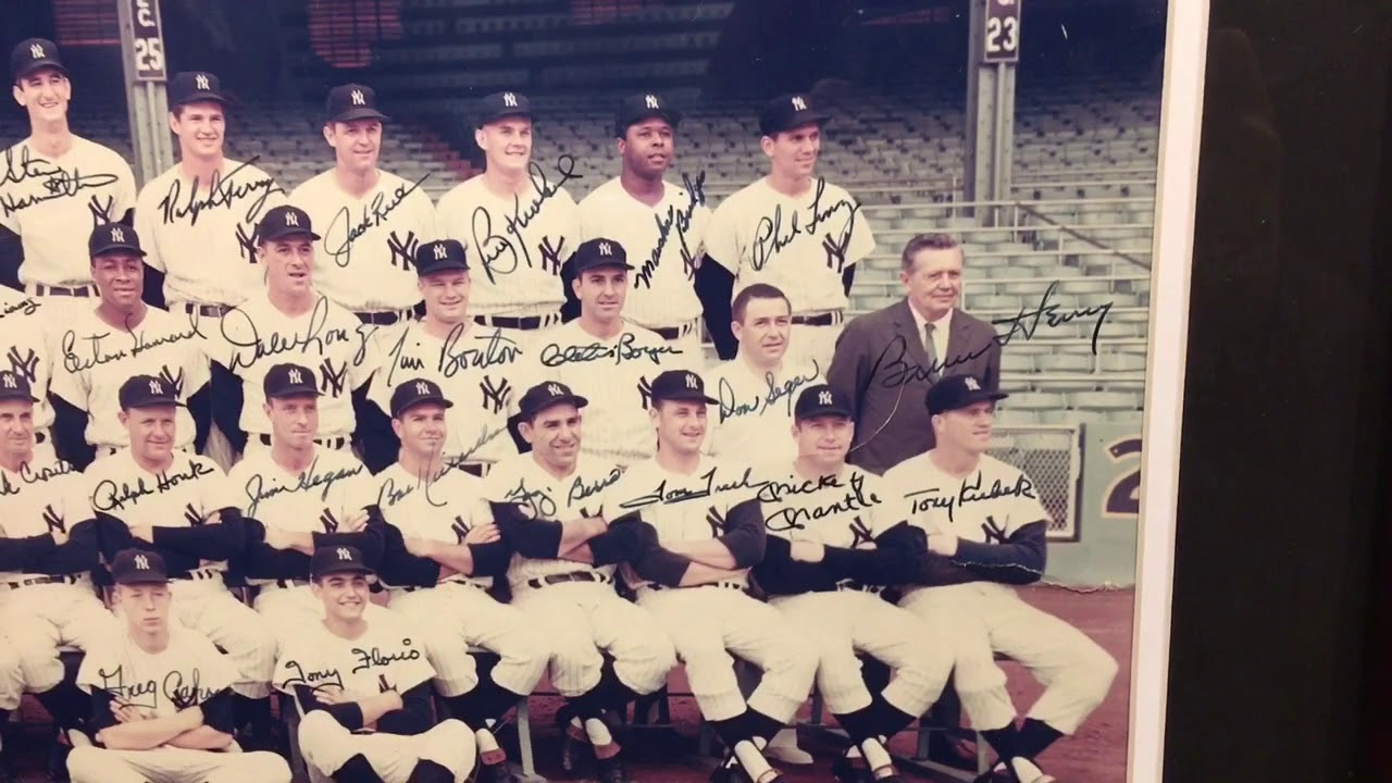 1963 NY Yankees Team Signed Photo. Episode 19. - YouTube