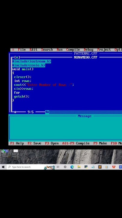 C Program To Print Square Pattern Codewithveer Cppprogramming C Youtube