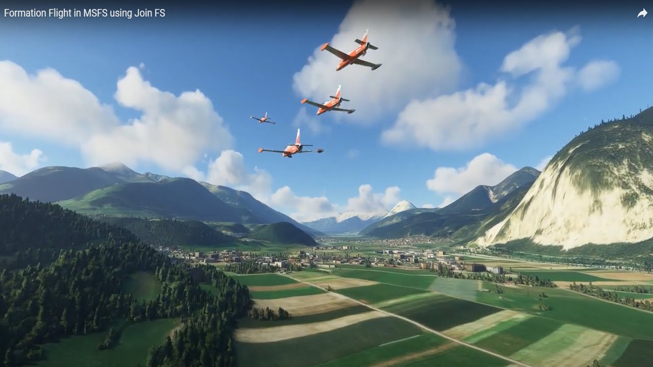 Formation Flight in MSFS using Join FS - YouTube