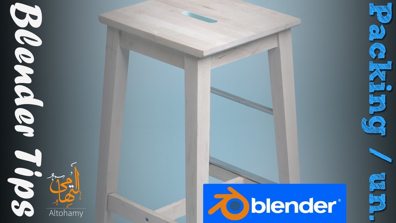 Packing All your textures in One blender files (Blender2.8 Unpacking ...