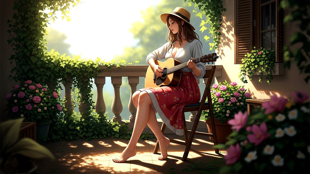 🌿 Serene Strings – 1 Hour of Beautiful Girl Vibes and Mellow Guitar Tones - YouTube