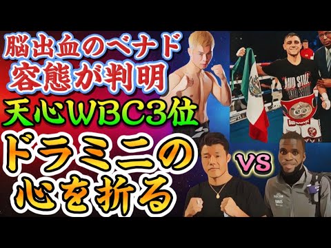 【容態判明】脳出血のベナド、那須川天心がWBC3位！亀田和毅がドラミニの心を折る宣言 - YouTube