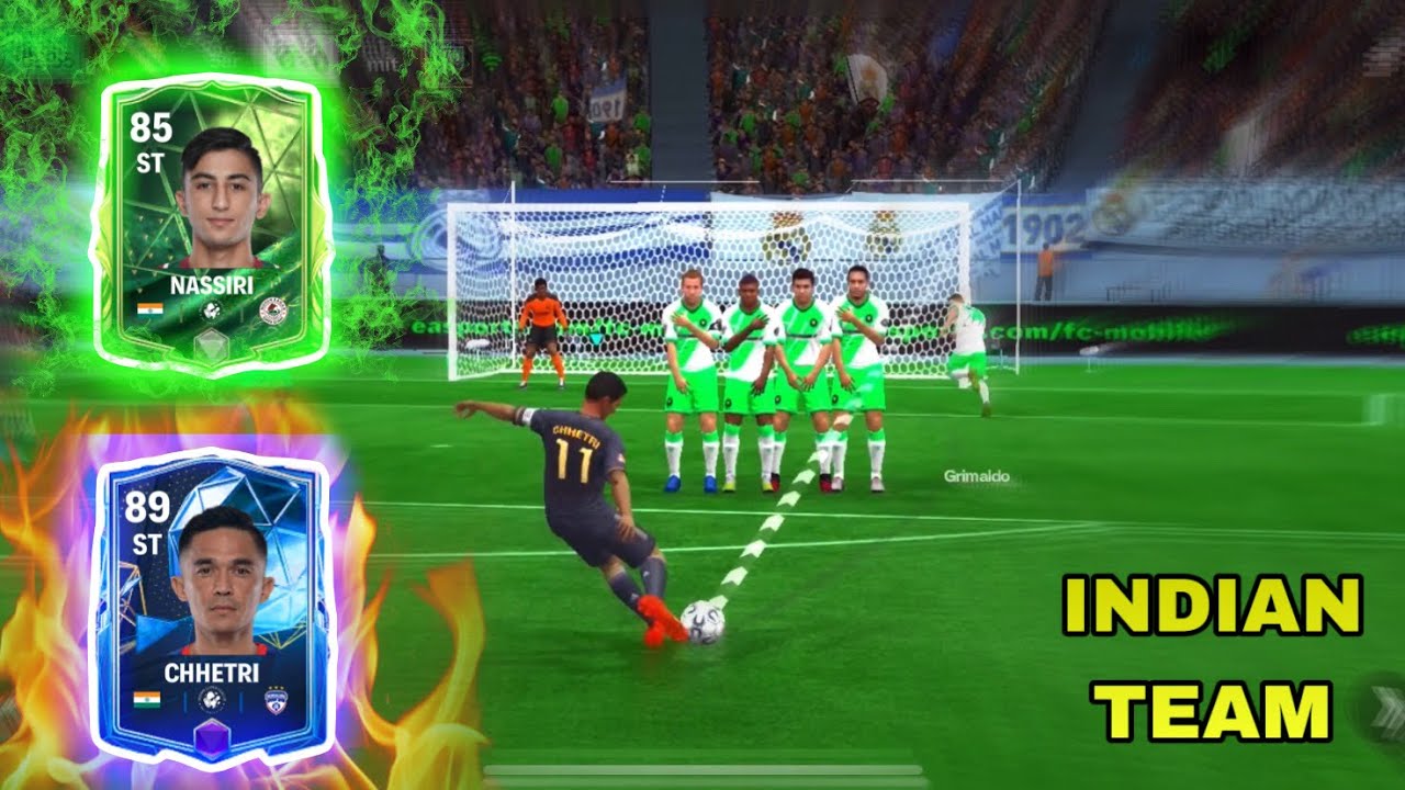 Fc mobile Indian football team H2H match- football gameplay : Fifa ...