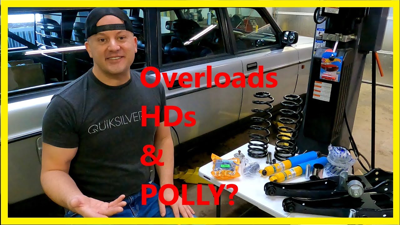 Overload Springs, HD Shocks, and Polly Bushings @volvo240life - YouTube
