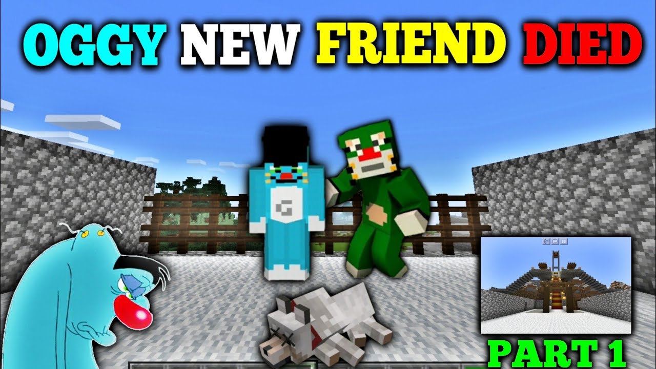 Minecraft | Oggy Lost New Pet Friend With Jack | Minecraft pe hindi ...