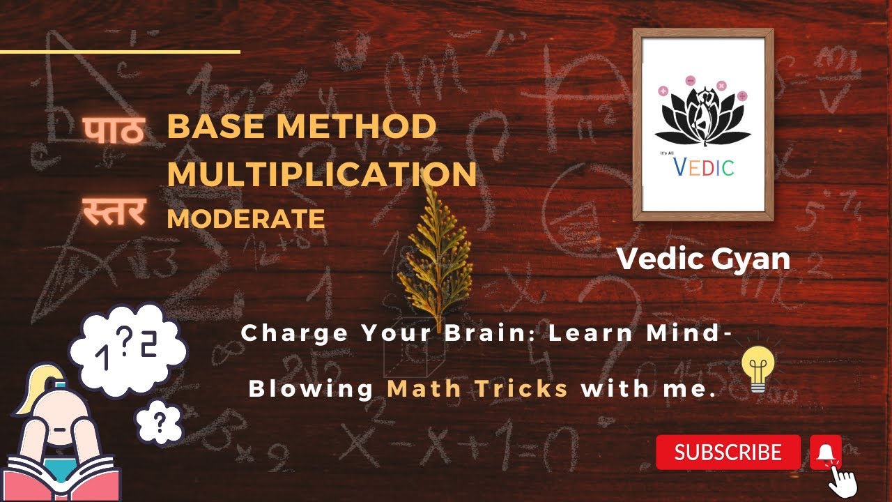 (2) NIKHILAM | Base Method Multiplication | 2 Digit Number | Moderate ...