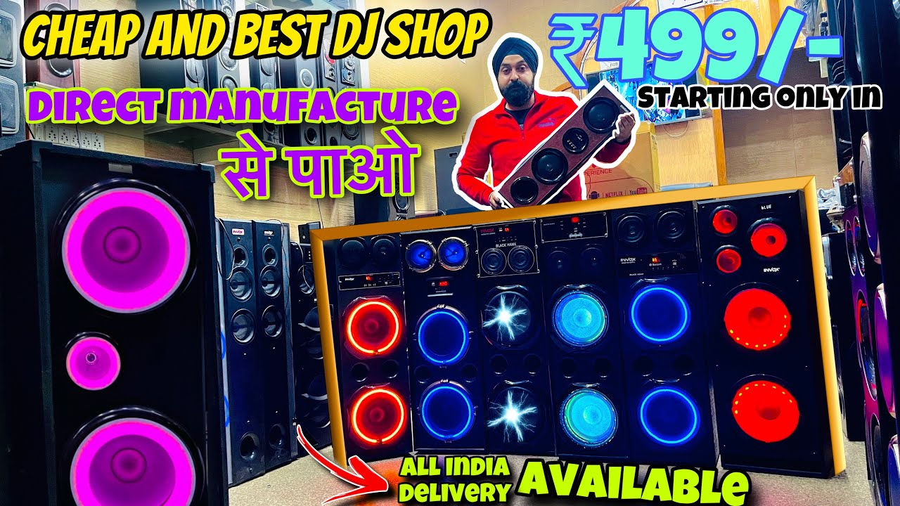 Cheapest Dj 1200/- start / cheapest dj speaker market in delhi ...