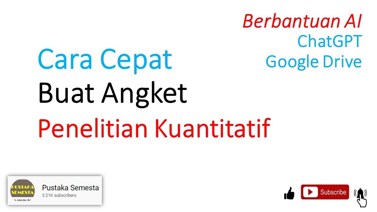 Cara Membuat Angket Penelitian Kuantitatif Menggunakan Google Drive ...
