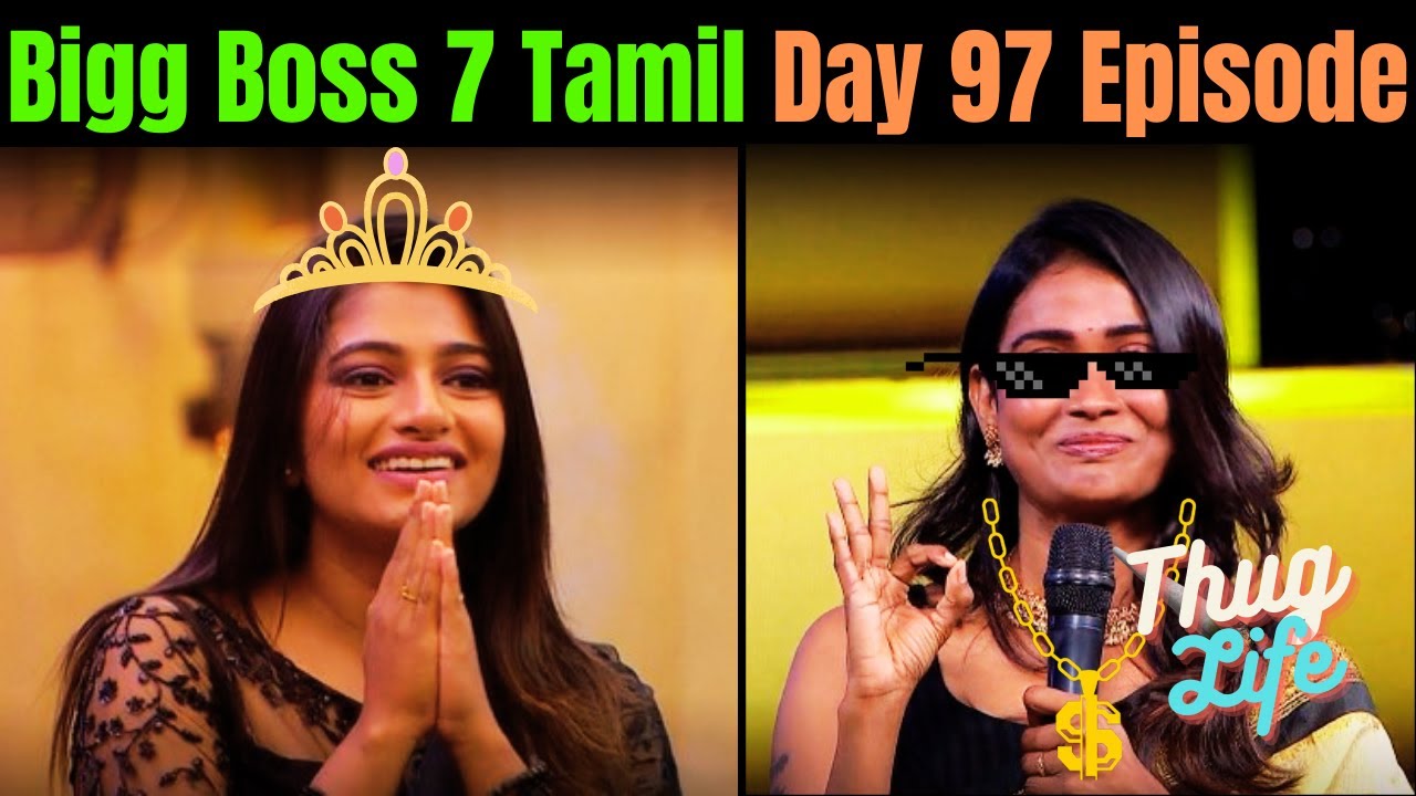 Bigg Boss 7 Tamil Day 97 Full Episode crispy content - YouTube