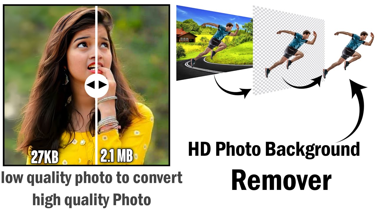 Low quality photo convert to high quality photo 😔||photo HD background remove - YouTube