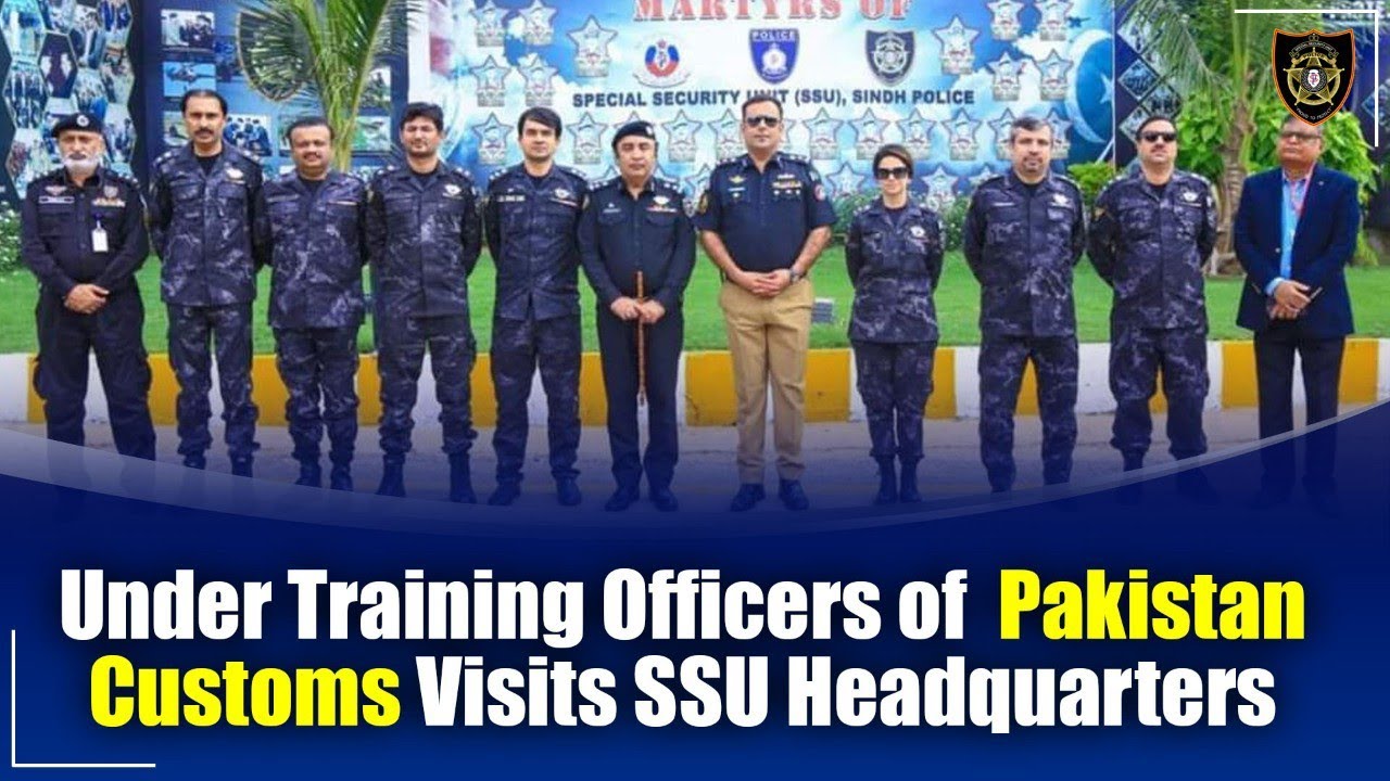 Under Training Officers of Pakistan Customs Visits SSU Headquarters ...
