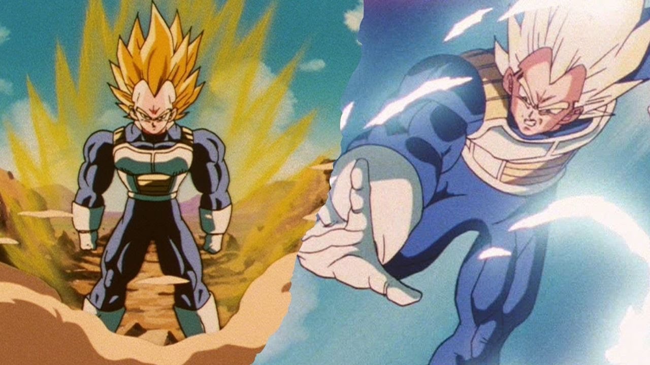 Super Vegeta vs Semi Perfect Cell (Japanese) - YouTube