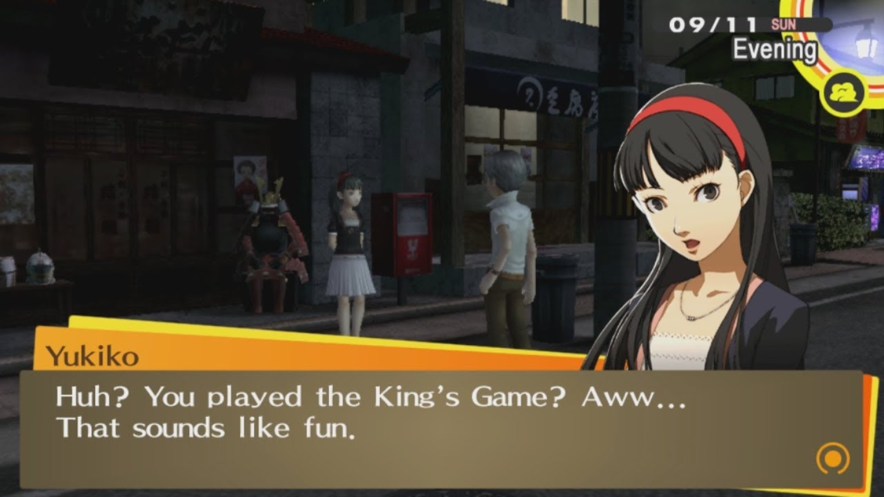 Persona 4 Golden: "We Played the King's Games..." - YouTube