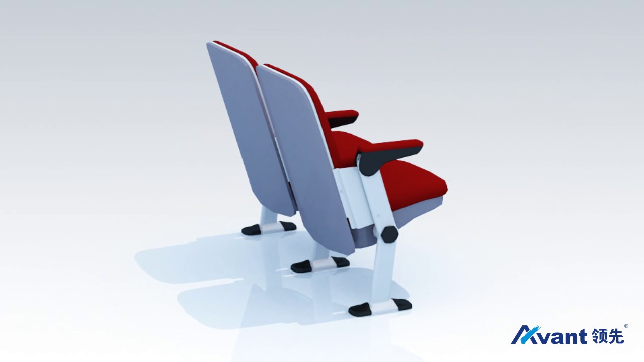 Avant Fixed Seating Series -- HORIT Folding Upholstered Seating - YouTube