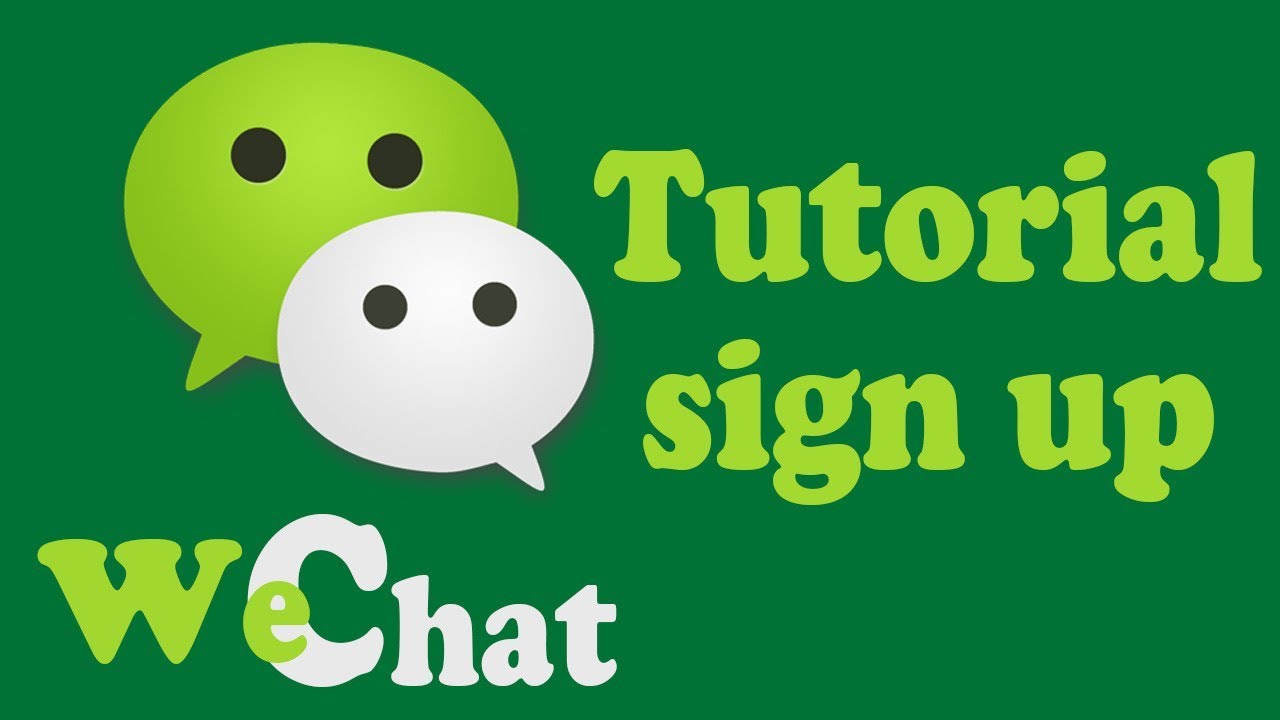 Tutorial Sign Up WeChat dijamin 100% WORKING - YouTube