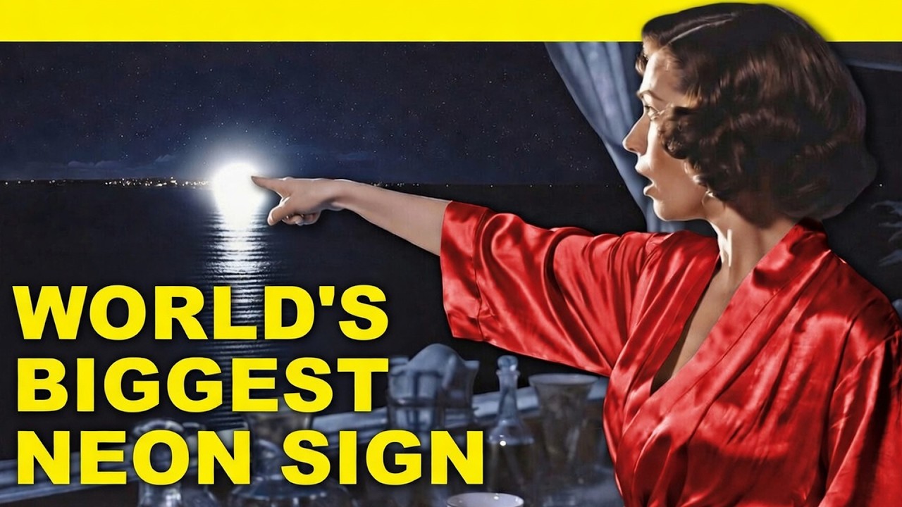 World's Biggest Neon Sign was in Ceylon! - YouTube