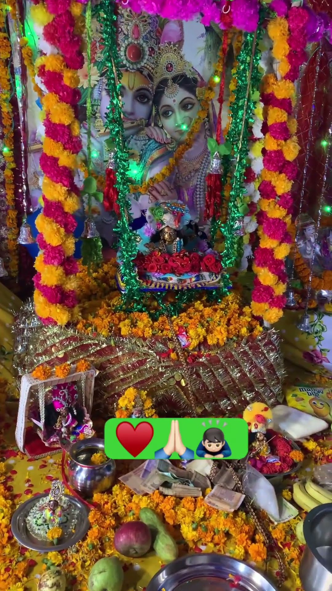 ♥️🙏🏻🙇🏻‍♂️ #jaishreekrishna #krishnabhajan #bhajan #shortvideo #love # ...