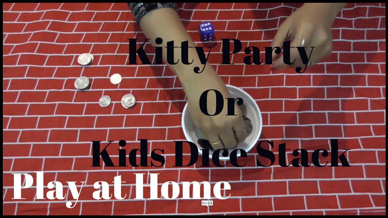 Dice Stack Game for Kids or Kitty Party to Play at Home - YouTube
