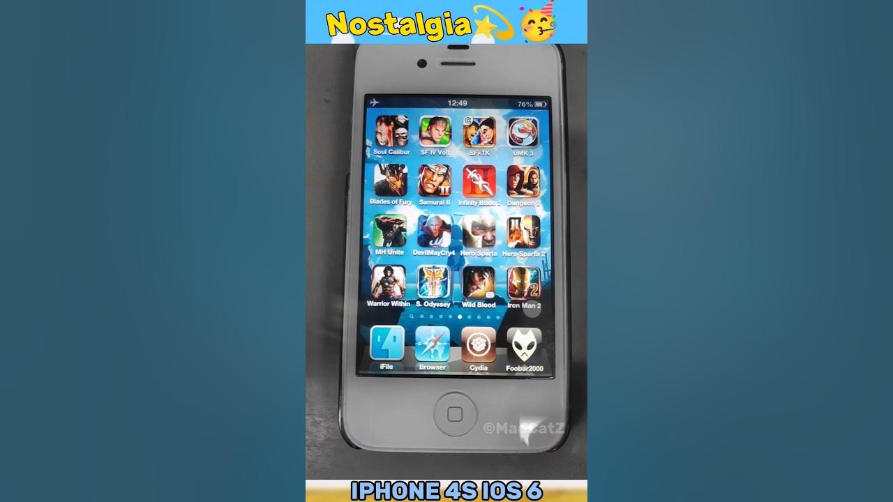 iPhone 4s iOS 6 Game Collections🔥 #iphone4s #iphonegames #ios6 - YouTube