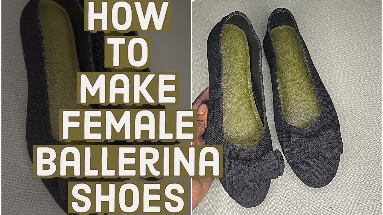 HOW TO MAKE FEMALE BALLERINA SHOES (1/3) || PATTERN DRAFTING - YouTube
