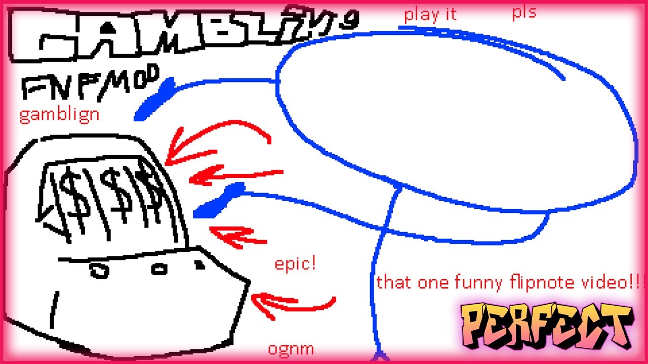 Gamblecore (Let's Go Gambling! Flipnote Inspired Mod!) - FNF Mod ...