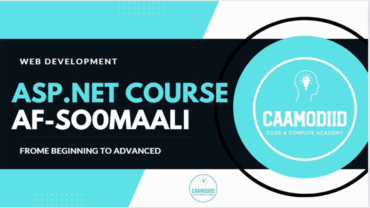 02-Barashada Asp.NET CORE C# -Afsomaali (.NET Introduction) - YouTube