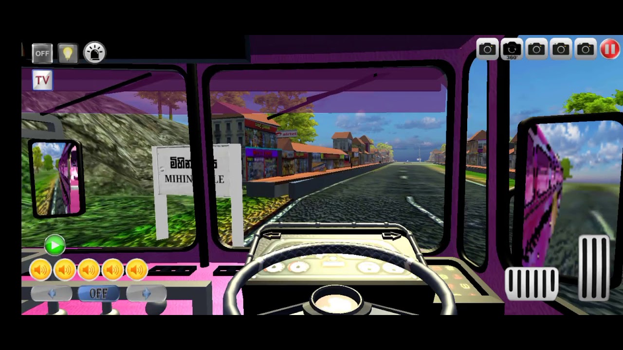 Bus simulator srilanka driving dc game - YouTube