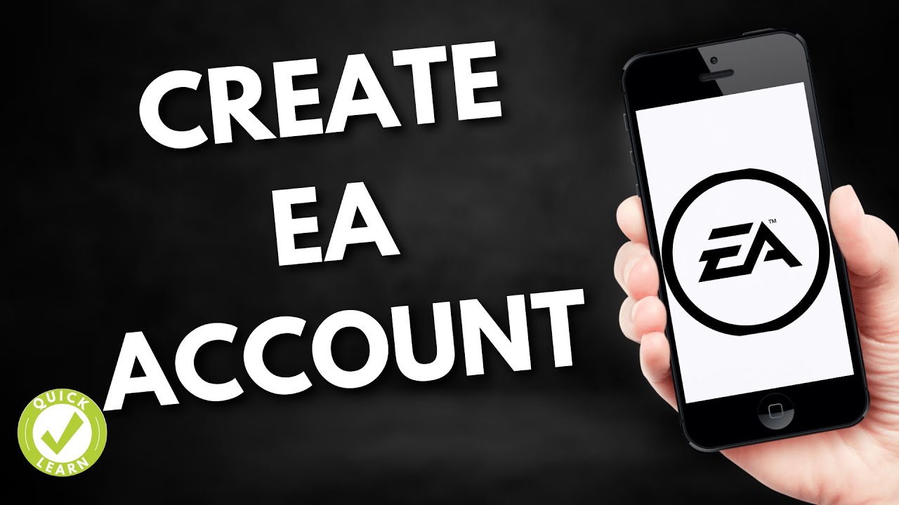 How To Create Account On EA Quick Steps YouTube How To Create Account On EA Quick Steps YouTube