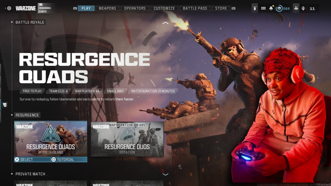 Late Night Warzone Runs! Tap in!! - YouTube