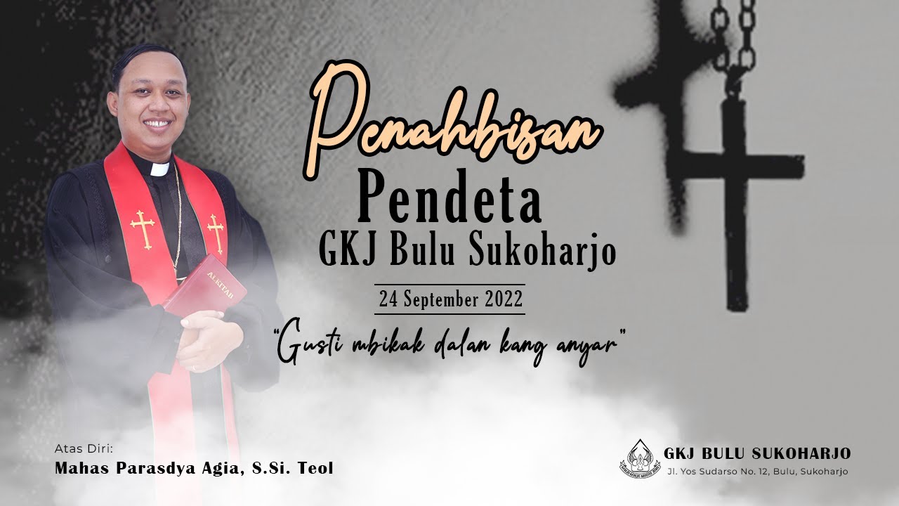 PENAHBISAN PENDETA GKJ BULU SUKOHARJO | Mahas Parasdya Agia, S.Si. Teol ...