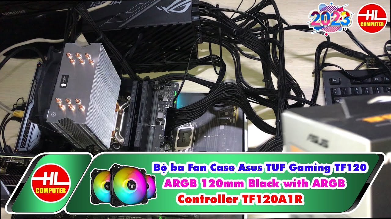 Hướng dẫn lắp Bộ ba Fan Case Asus TUF Gaming TF120 | Vi Tính Huỳnh Lâm ...