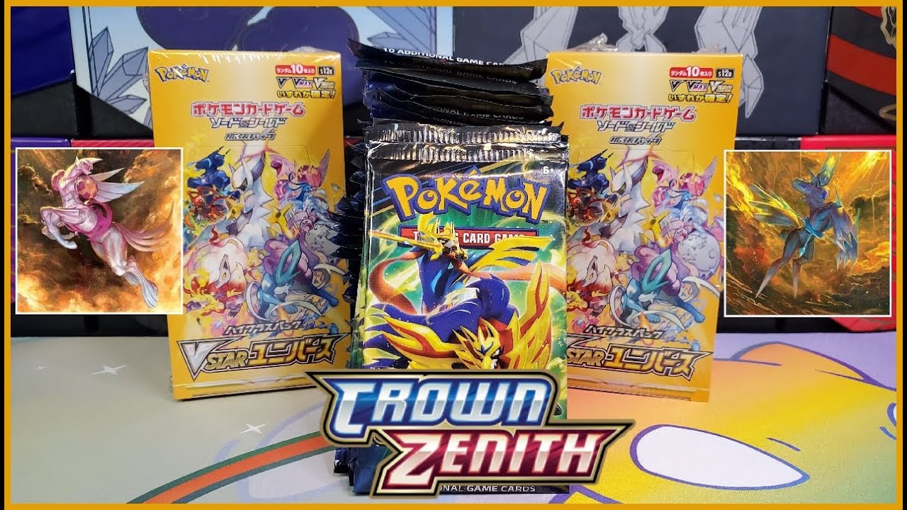 Pokemon TCG: Crown Zenith and VSTAR Universe, Chasing Legends! - YouTube