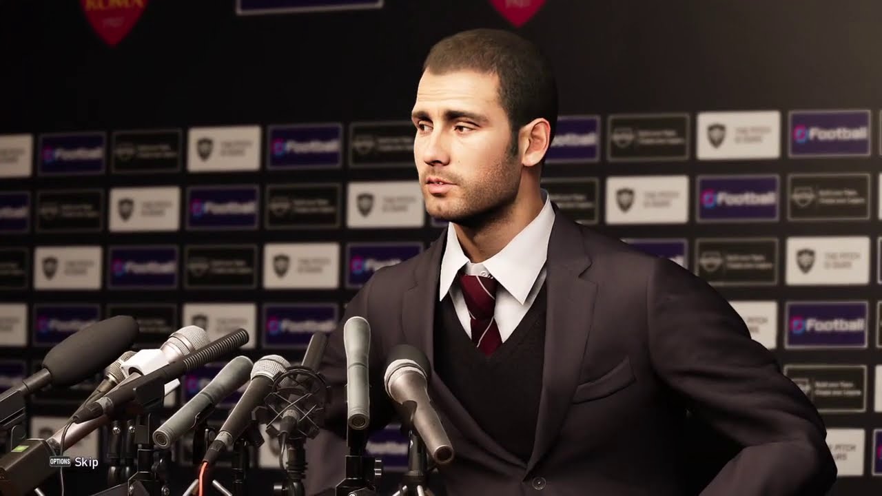 Introducing Pep Guardiola as AS Roma Manager in Konami's eFootball PES ...