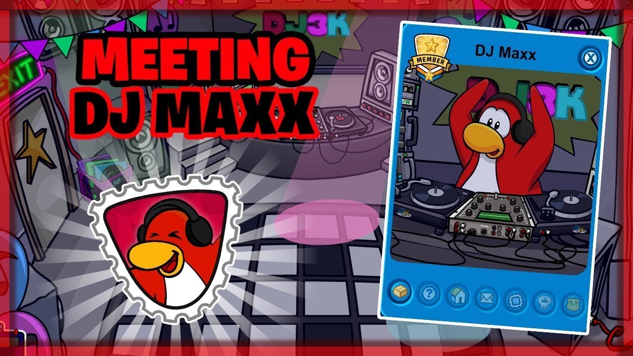 Meeting DJ Maxx - club penguin - YouTube