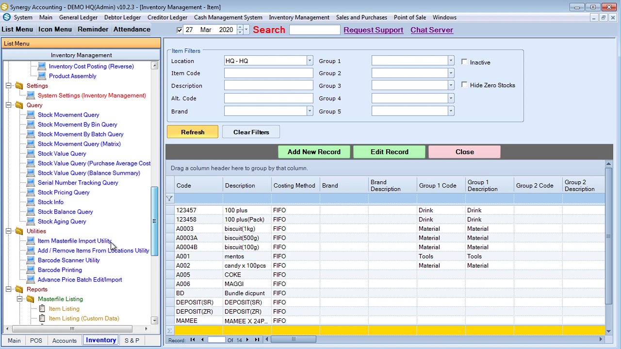 Video 16 - How to use item masterfile import utility - YouTube