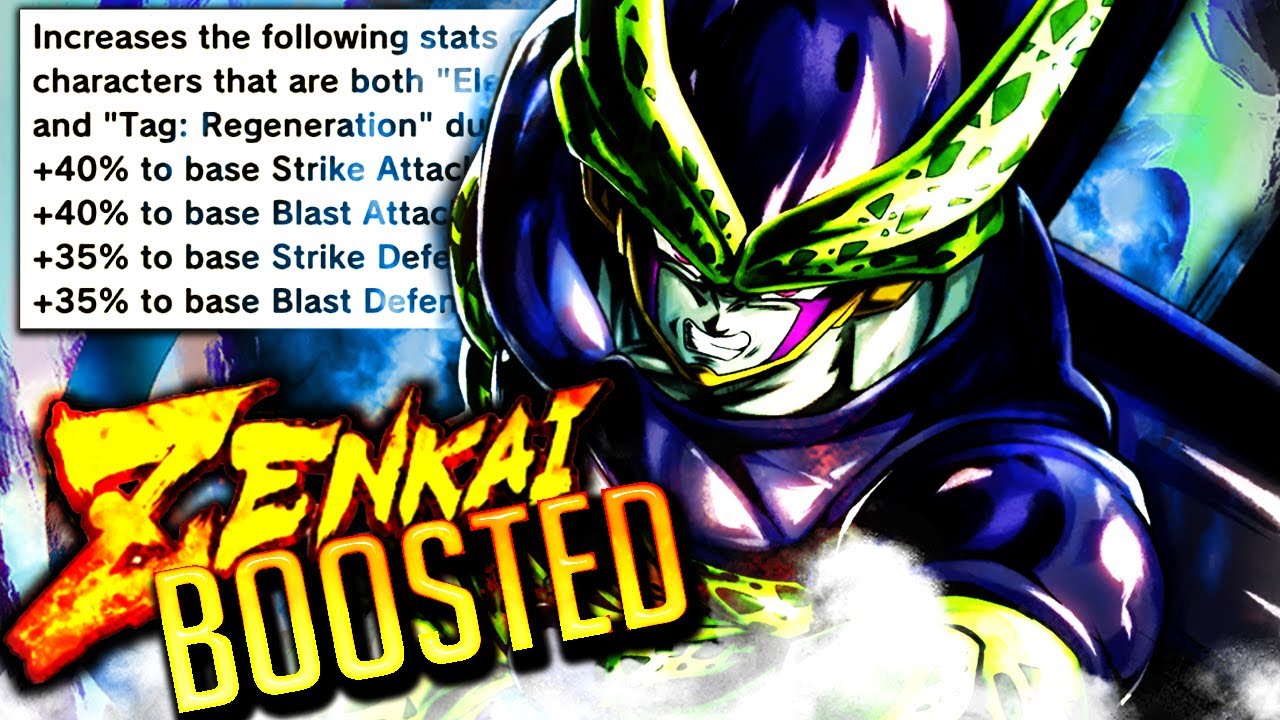 Zenkai 7 Perfect Cell BOOSTING Revival Cell In Dragon Ball Legends ...