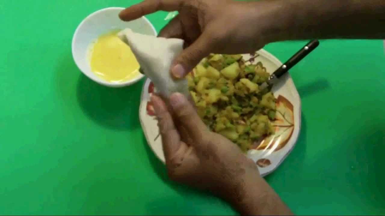 How to Fold Samosa Easily -Step by Step - YouTube