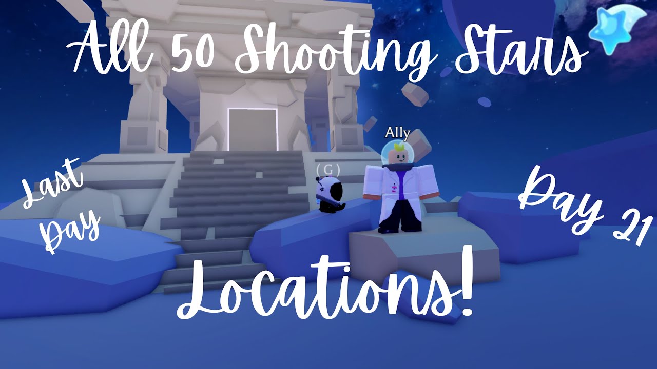 *Day 21* All 50 Shooting Stars Locations In Adopt Me! - YouTube