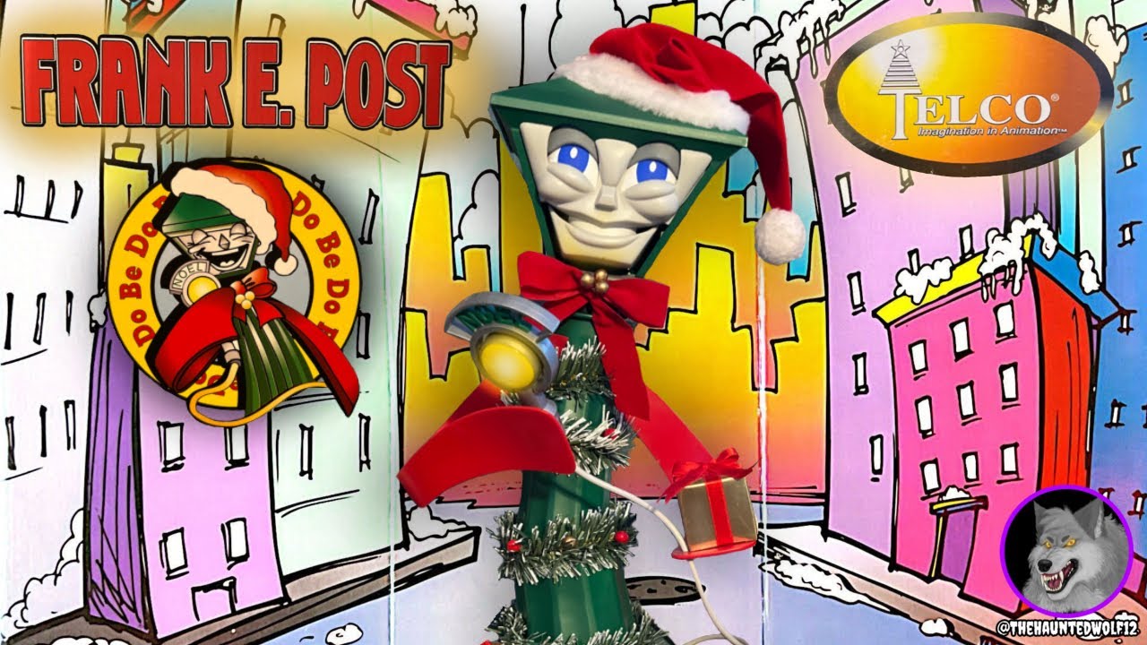 Telco Christmas Animated Frank E. Post The Dancing & Singing Lamppost ...