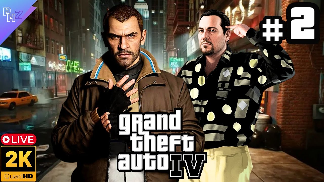 🟢LIVE - GTA 4 - #2 - CONHECENDO A FAMÍLIA BELLIC, NIKO E ROMAN! - [PC ...