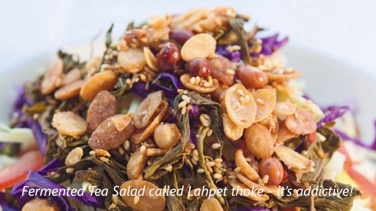 Lahpet thoke - Fermented tea leaf salad - YouTube