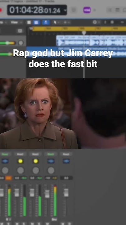 Rap god but Jim Carrey does the fast bit - YouTube