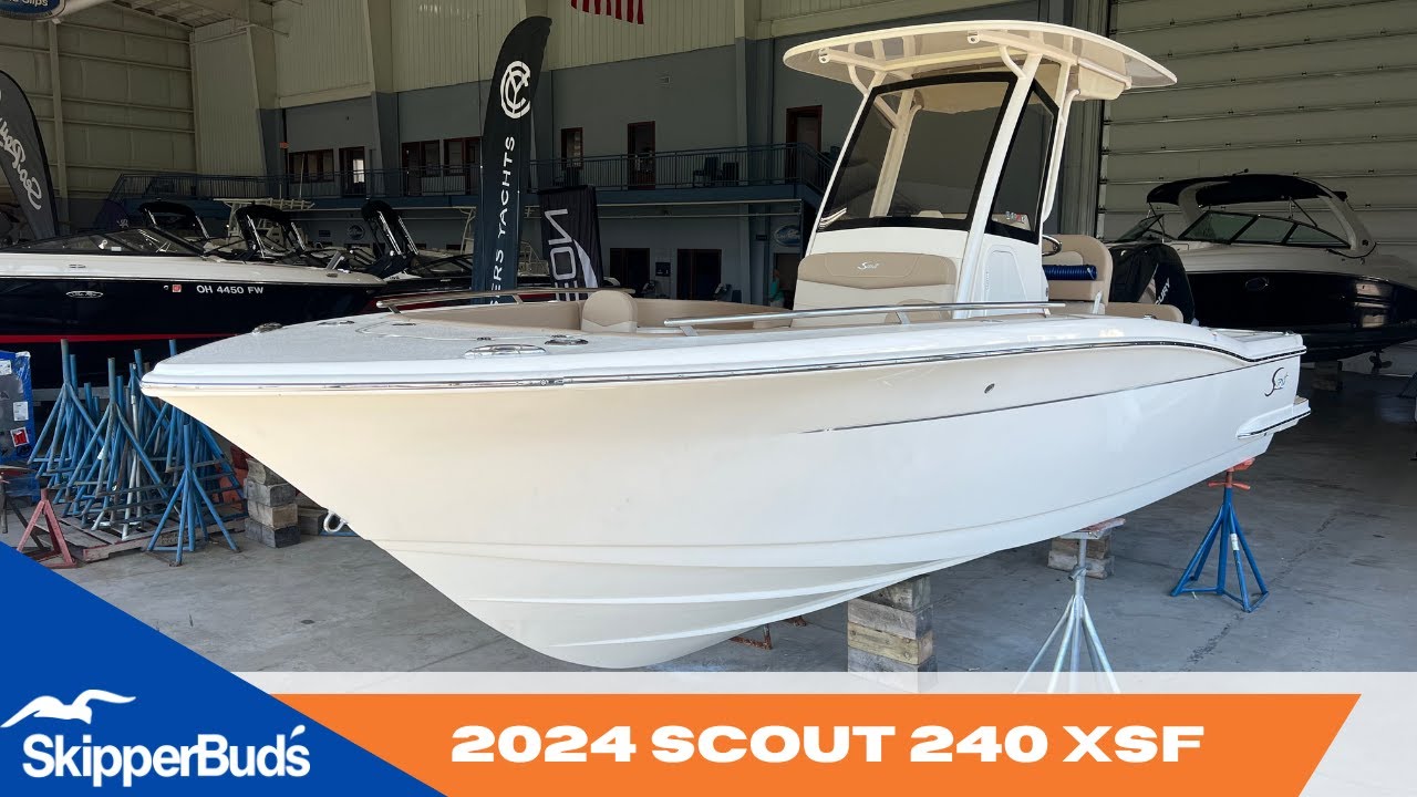 2024 Scout 240 XSF Center Console Boat Tour SkipperBud's - YouTube