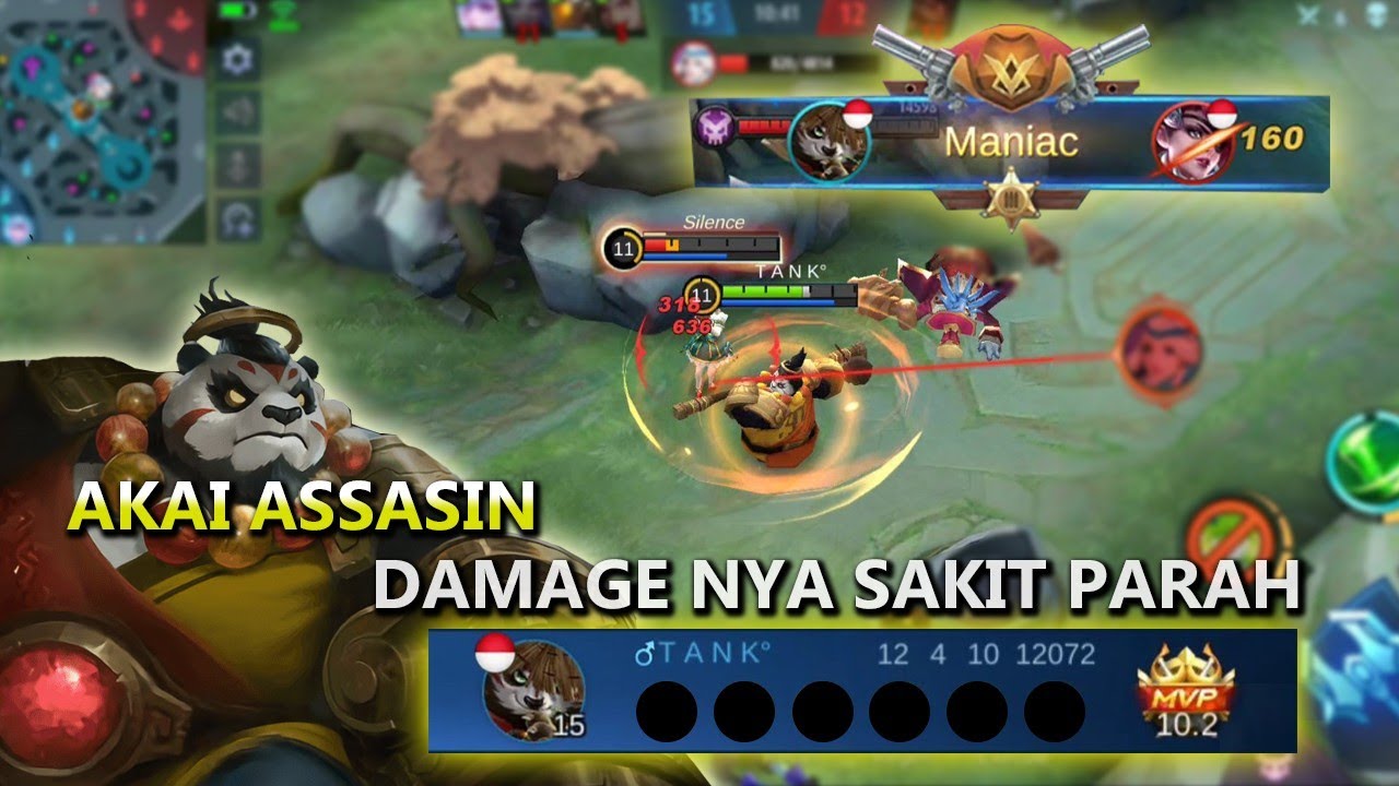 BUILD AKAI ASSASIN TERSAKIT🔥 - Wajib Dicoba!! | Gameplay Mobile Legend ...