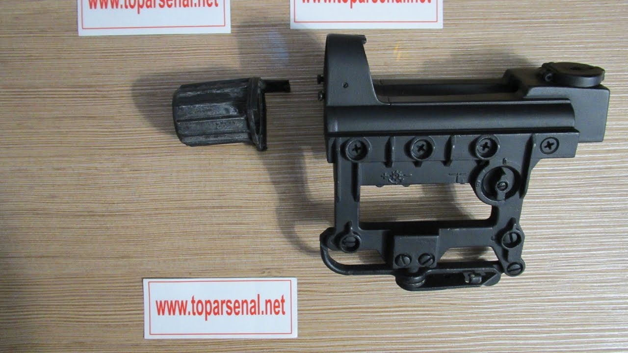 Kobra red dot sight EKP-1S-03 rubber sunshield (sunhood) - YouTube