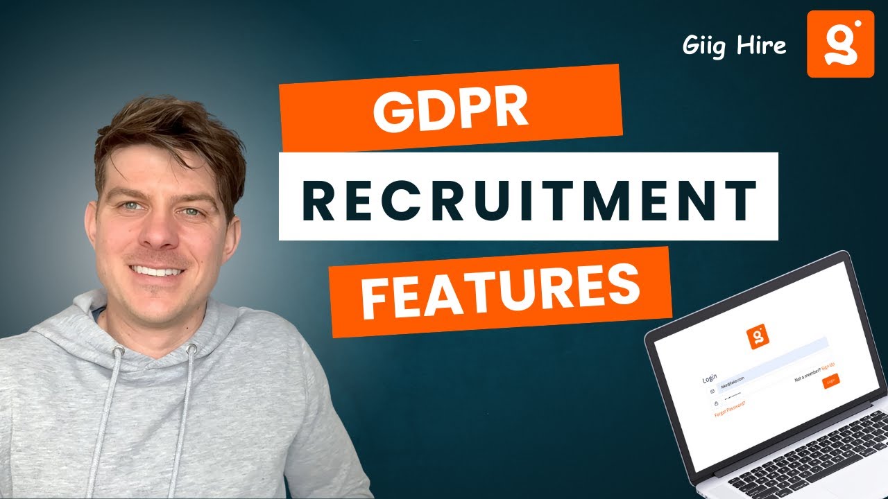 GDPR Recruitment Features Available In Giig - YouTube