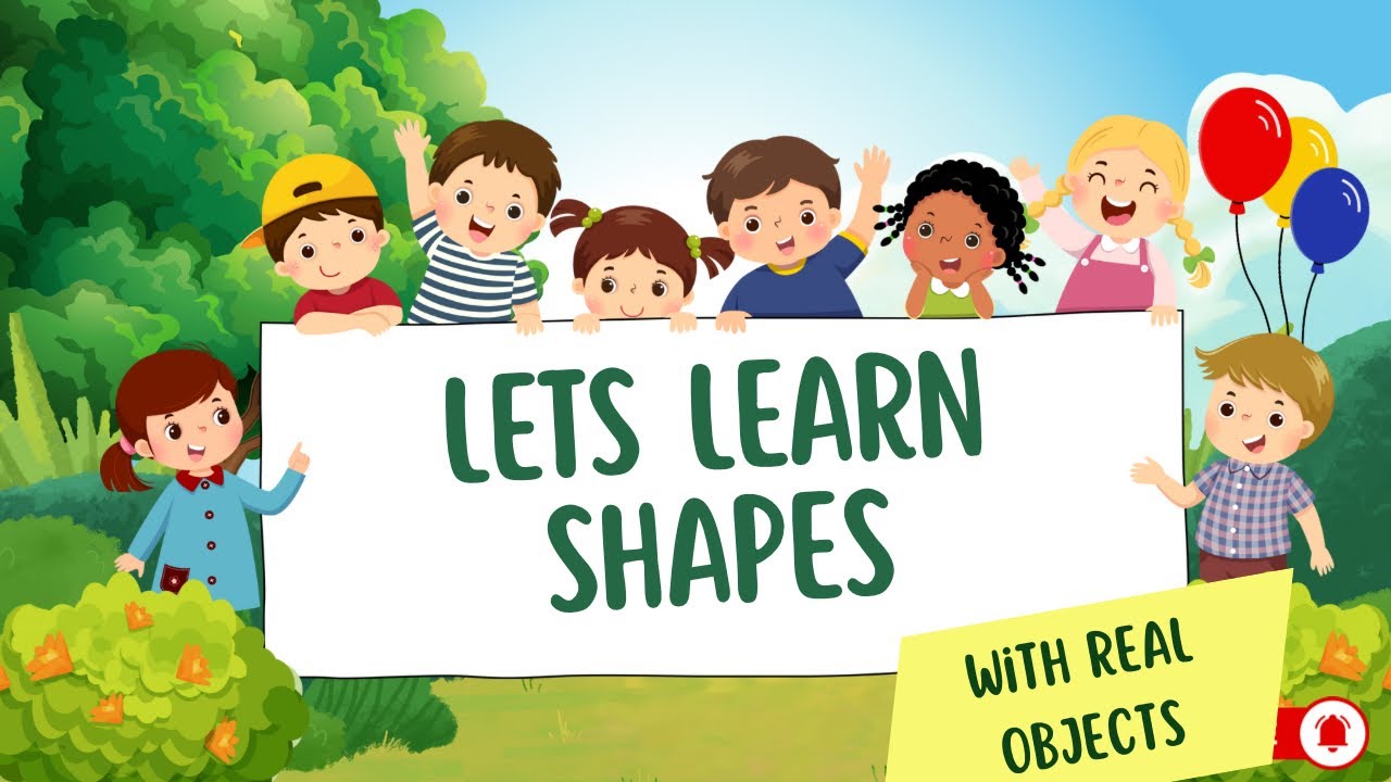 Let’s Find Shapes Around Us! | Learn Shapes with Fun Objects | English ...